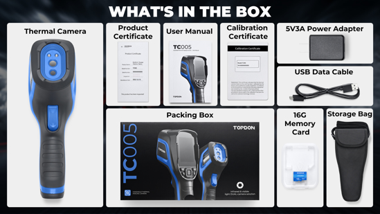 Topdon TC005 Infrared Thermographic Camera - Diagnostic Tool
