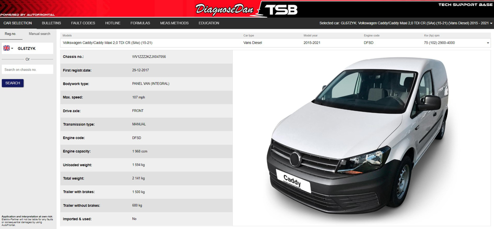 DD-TSB by AutoFrontal: PC Dashboard & Diags for Vehicles